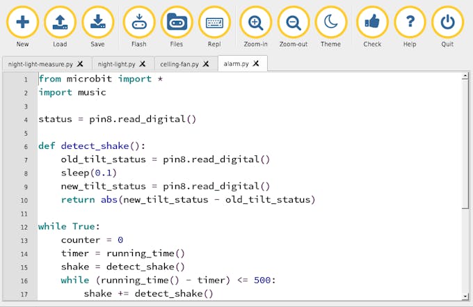 Micro:bit Smart Home - light, fan and alarm system. - Hackster.io