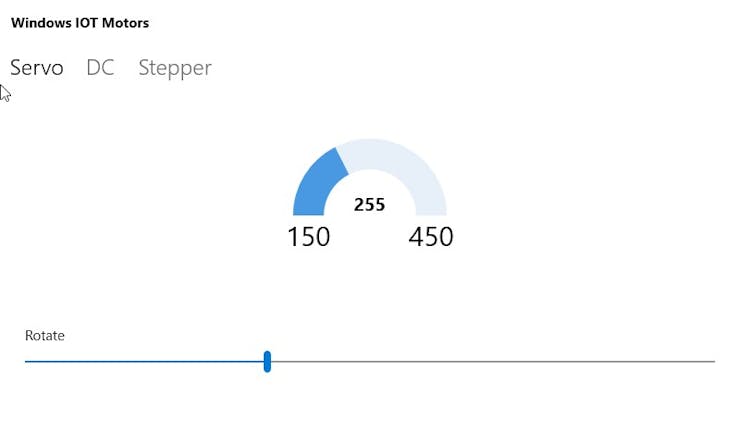 Windows IOT - Stepper, Servo and DC motors - Hackster.io