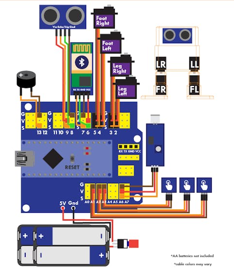 Otto Diy Arduino Bluetooth Robot Easy To 3d Print
