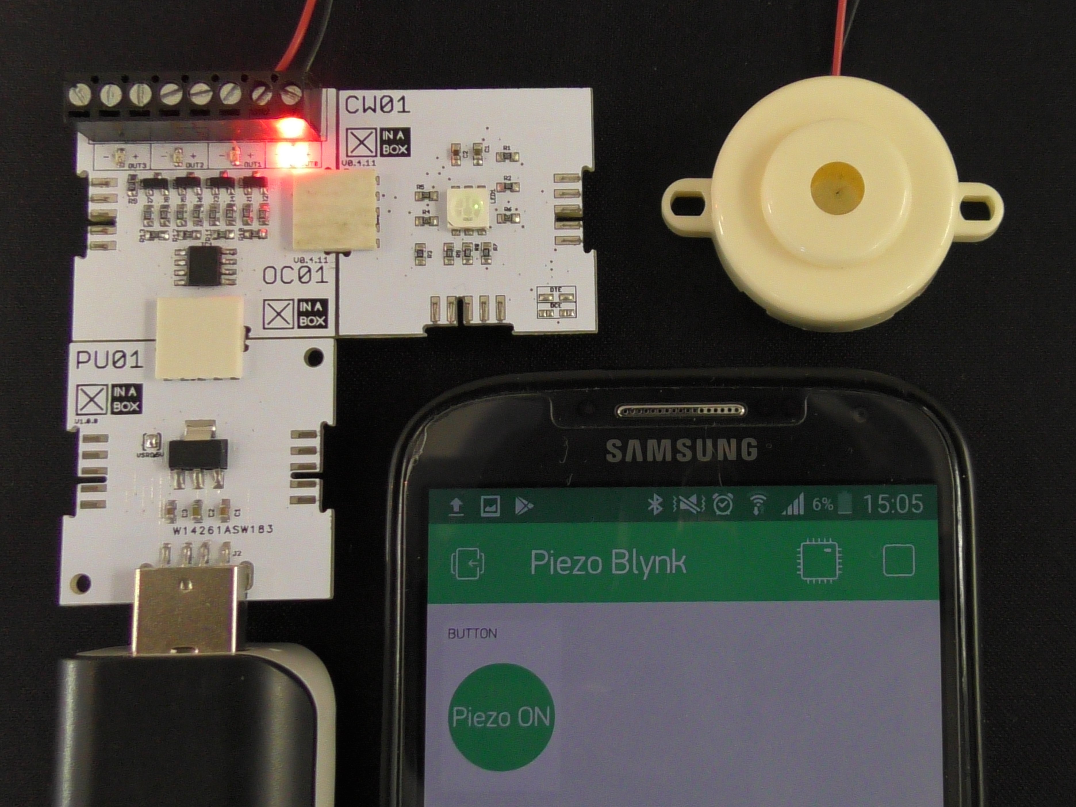 Sound a Piezo Buzzer with Blynk and ☒XinaBox - Hackster.io
