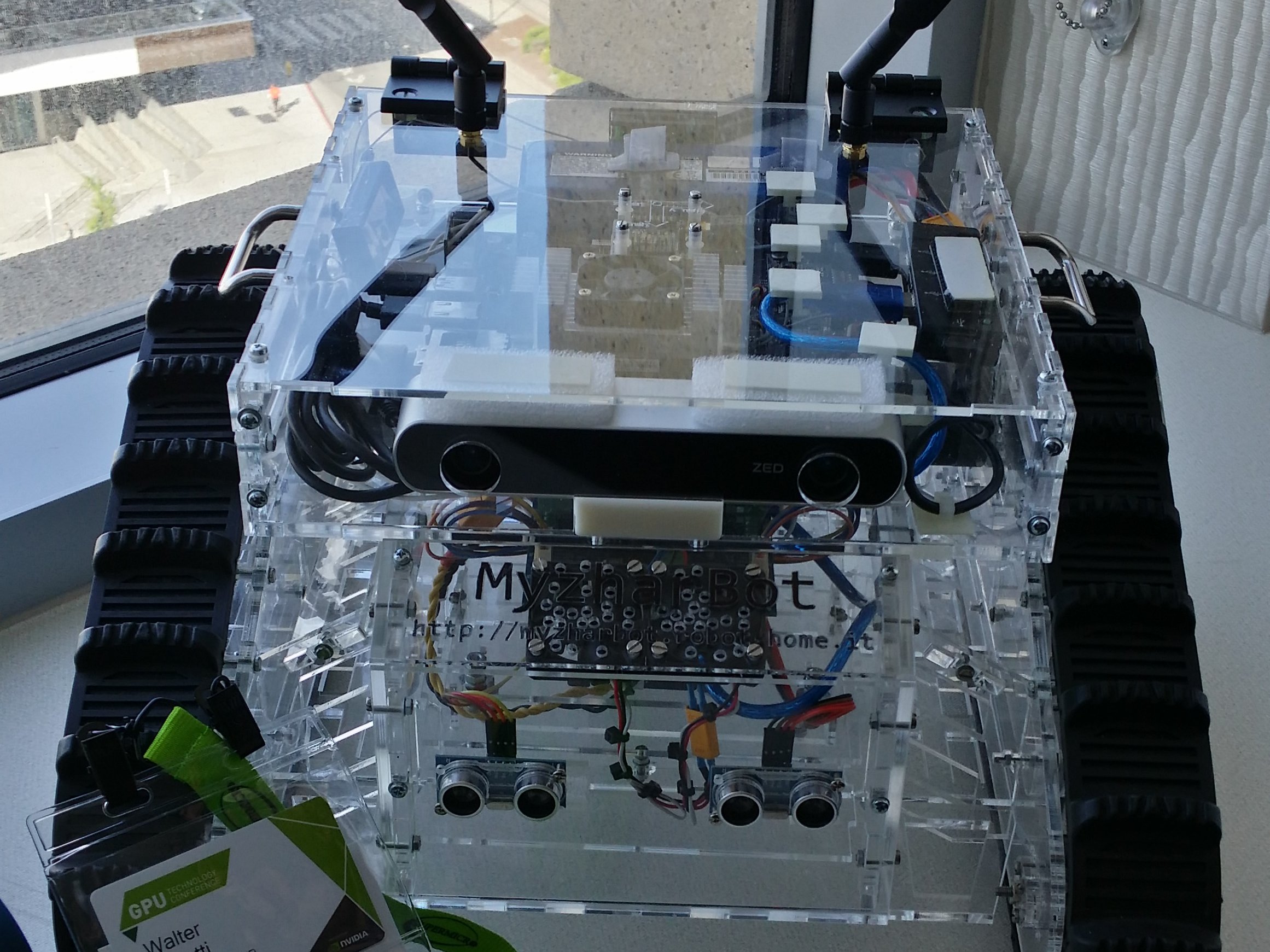 MyzharBot v5 - Intelligent mobile tracked robot - Hackster.io