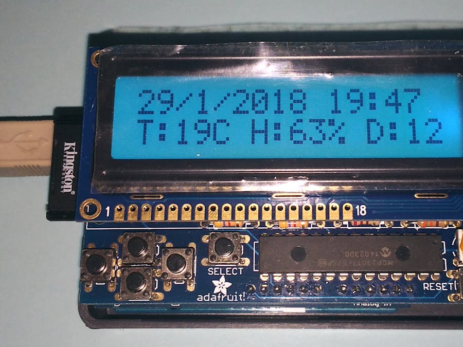 Temperature And Humidity Logger Using Arduino Arduino Project Hub