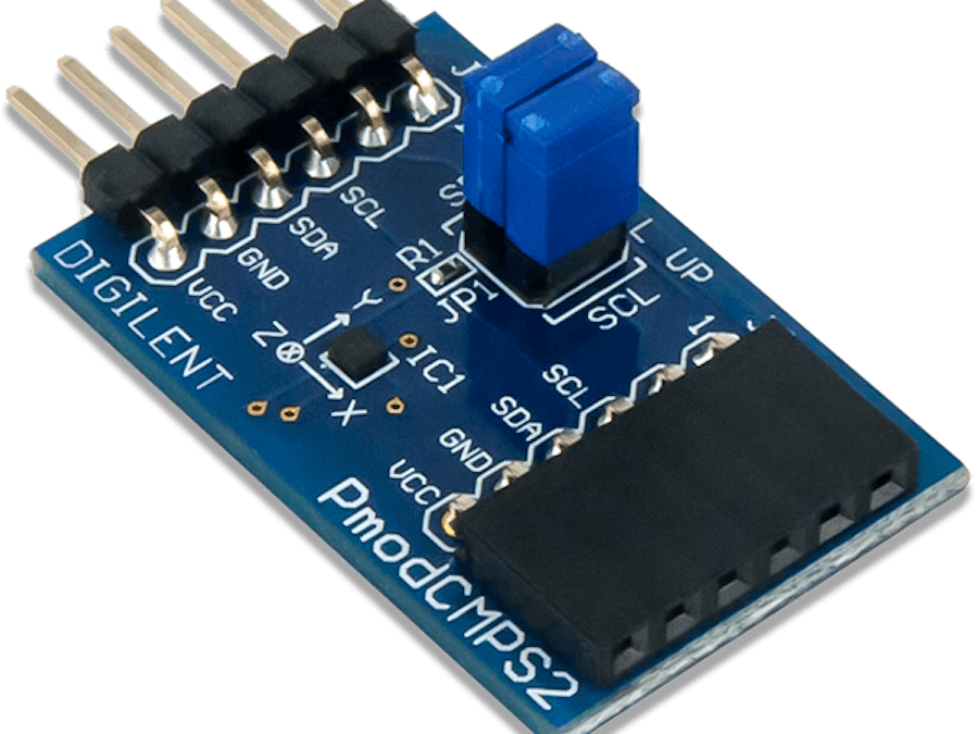 Using The Pmod Cmps2 With Arduino Uno Arduino Project Hub