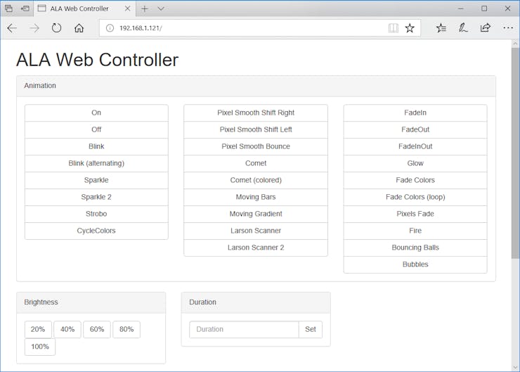 Web-Controlled LED Animations with Raspberry Pi and Arduino - Hackster.io