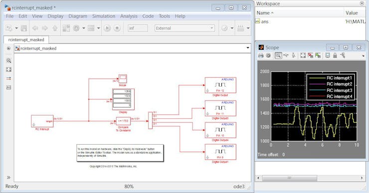 R/C Controller for Arduino and Simulink - Hackster.io