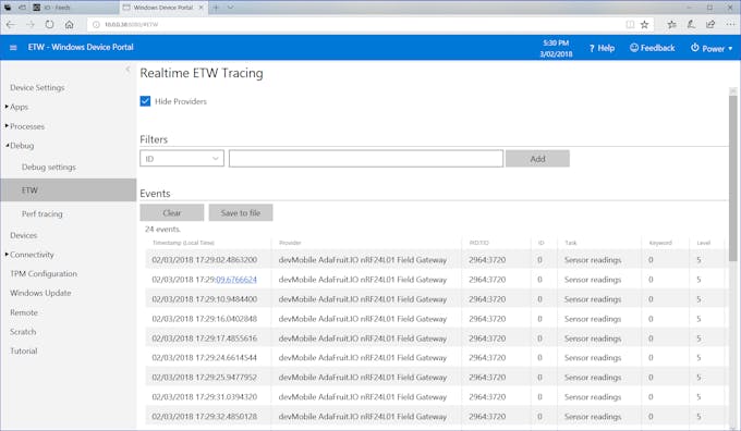 AdaFruit.IO nRF24L01 Windows 10 IoT Core Field Gateway - Hackster.io