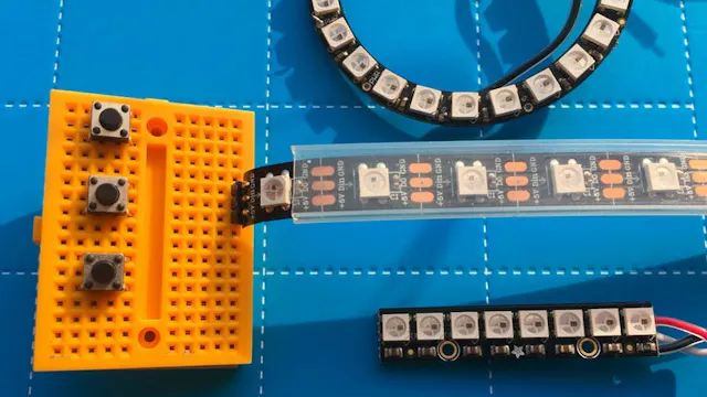 ёяыа Arduino Basics Programmable Leds Neopixels Hackster Io