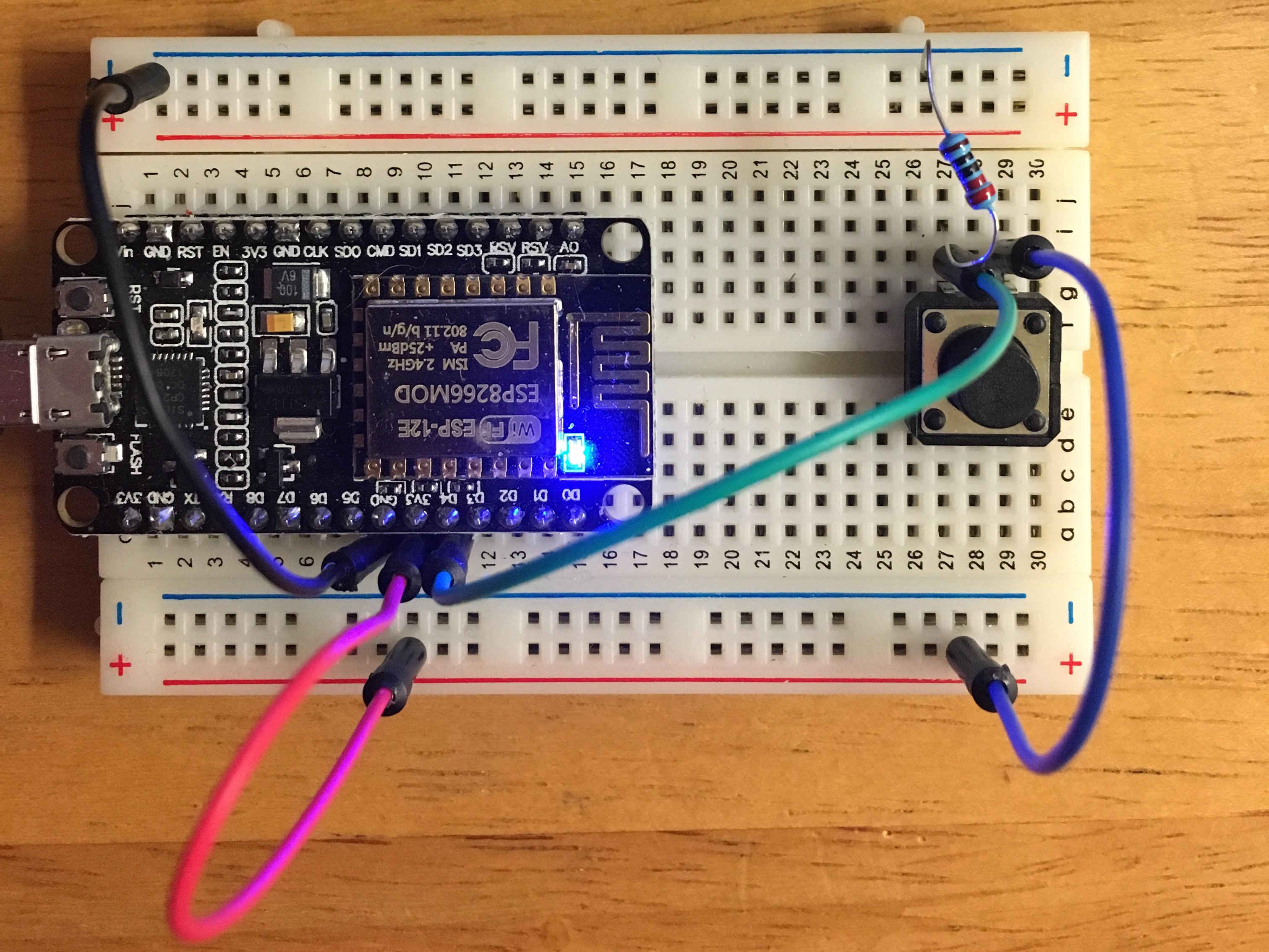 NodeMCU ESP8266-12E Phone Locator Via Email Notification - Hackster.io