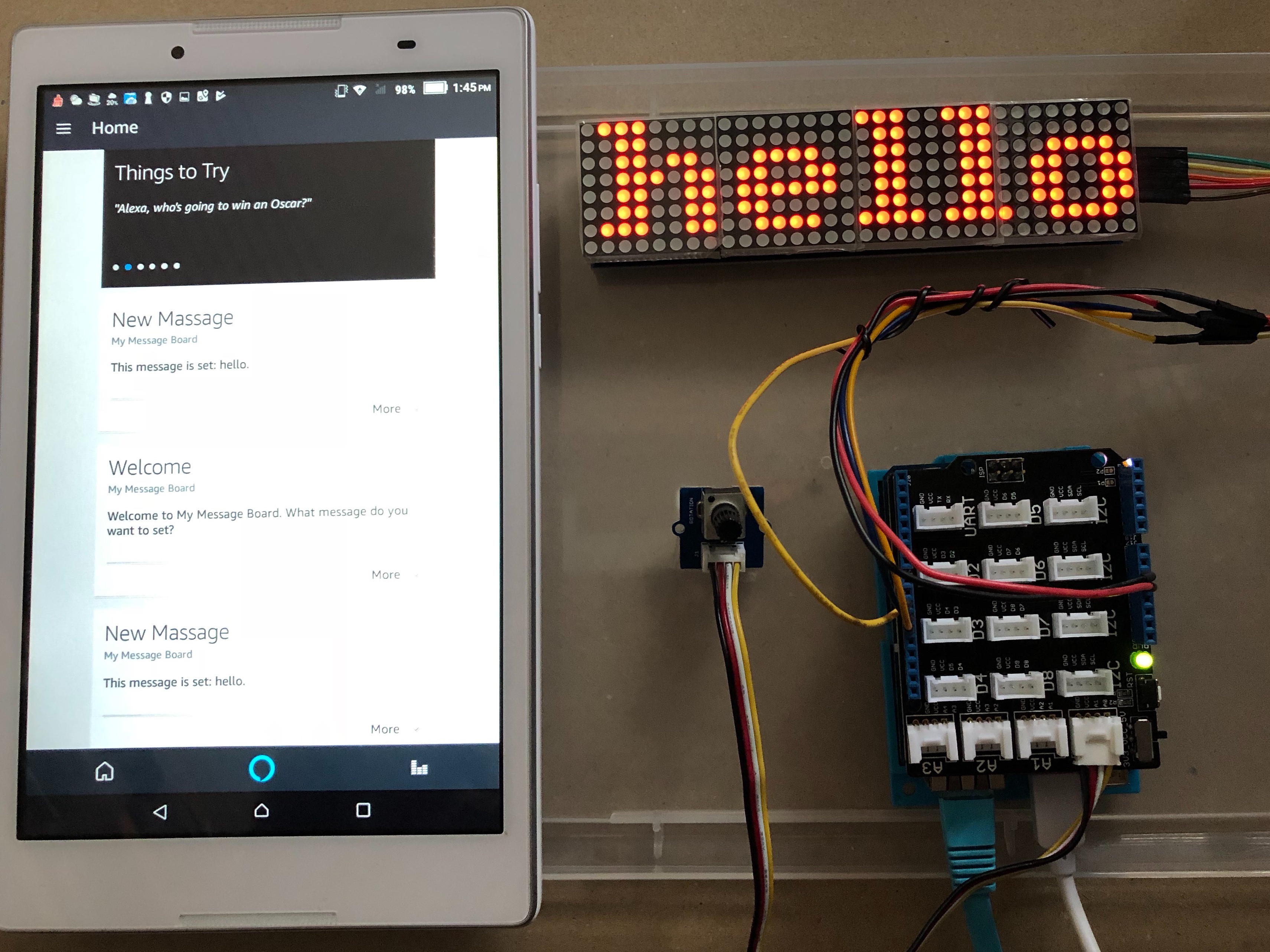 Smart Message Board - Hackster.io