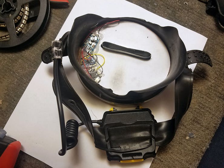 Infinity Mirror Scuba Mask - Hackster.io