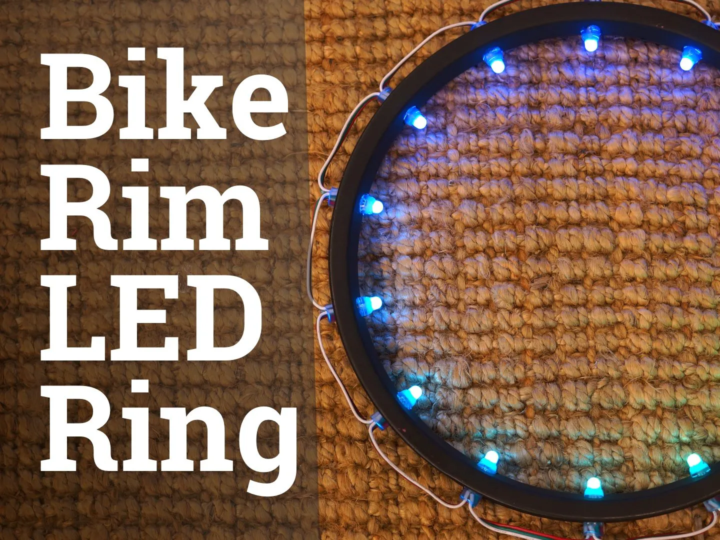 LED Ring From Recycled Bike Rim - Hackster.io