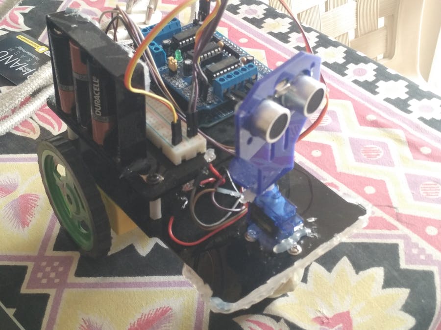 Obstacle Avoiding Robot Using Microcontroller Arduino Arduino Project Hub
