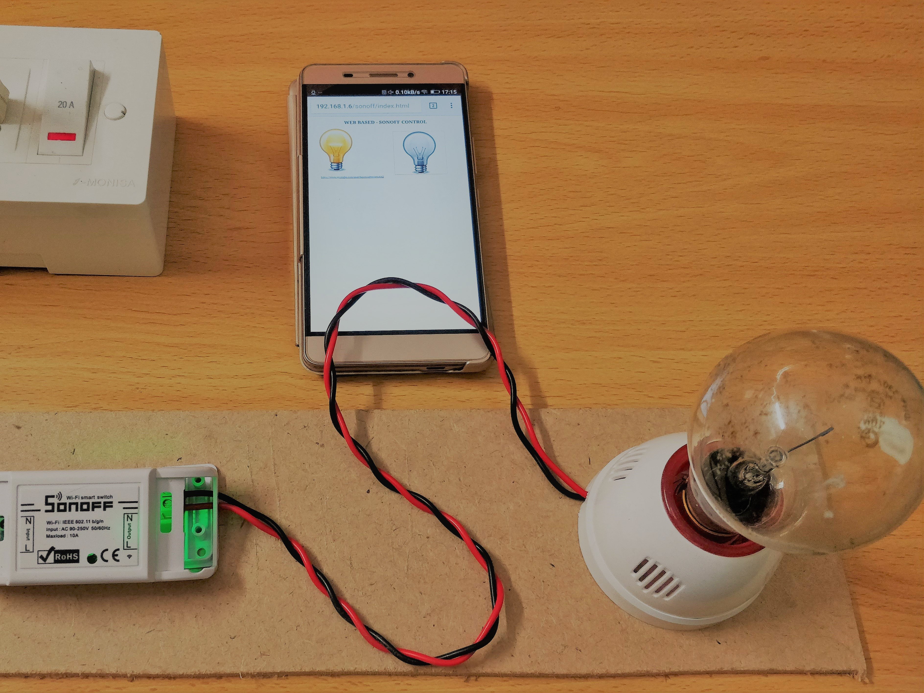 Sonoff: Control from Any Web Application or Page - Hackster.io