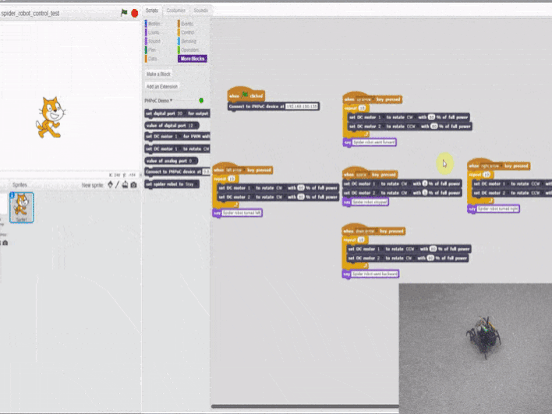 PHPoC - Scratch Programming to Control Robot - Hackster.io