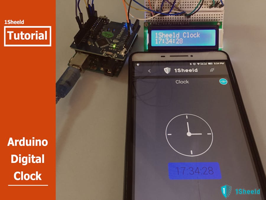 Arduino Digital Clock Using 1Sheeld - Hackster.io Arduino Digital Clock Using 1Sheeld - Hackster.io