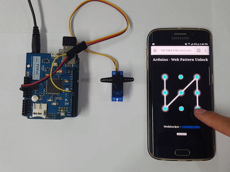 Arduino - Web Pattern Unlock - Hackster.io