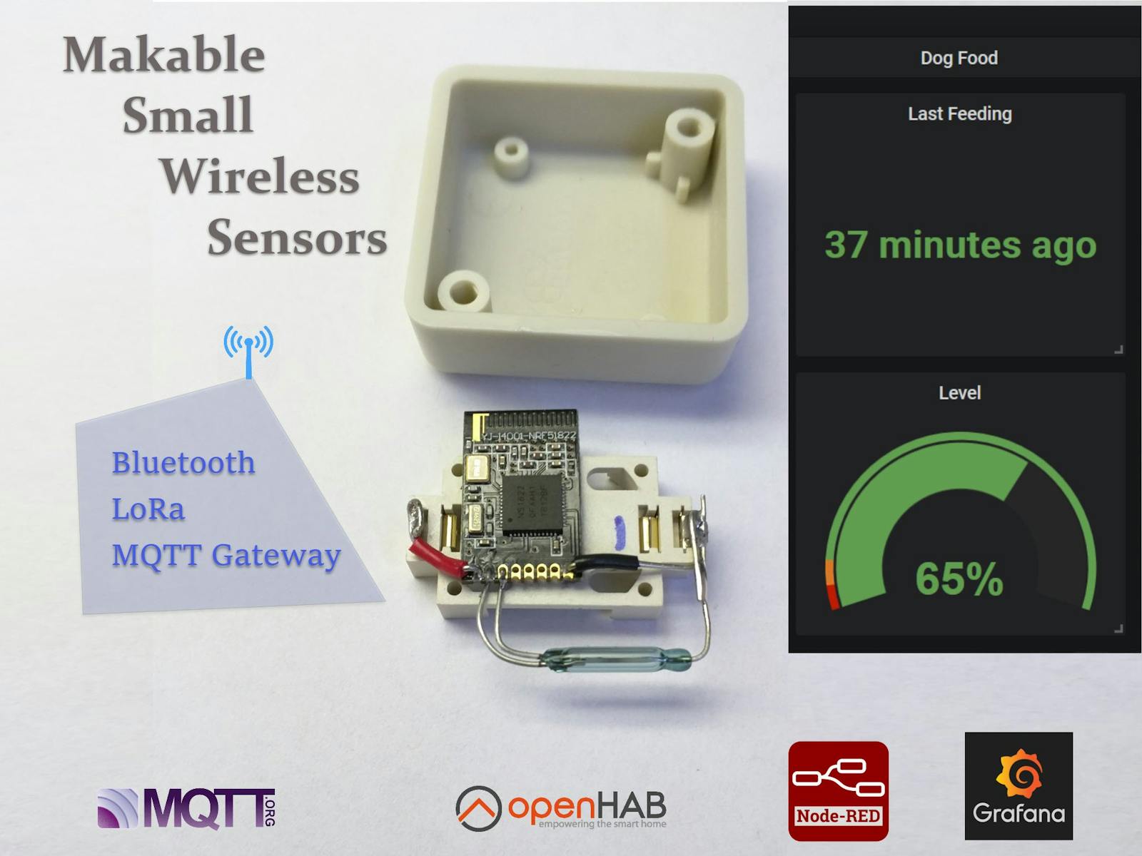 Lora Tooth Small Ble Sensors Over Wifi And Lora Gateways