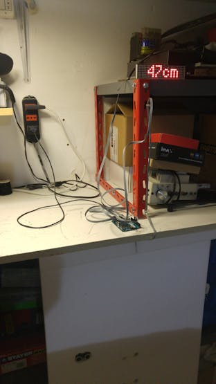 Rangefinder for Garage Parking with Arduino - Hackster.io