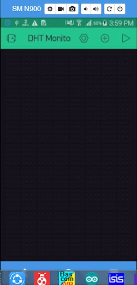 Nodemcu To Dht Interface In Blynk App On Iot Platform