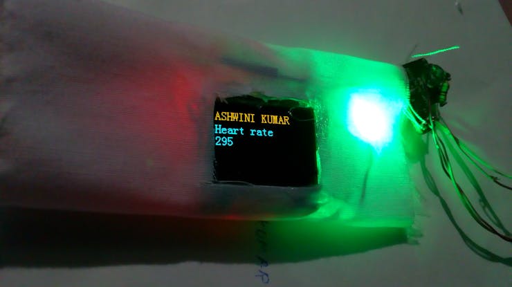 Digispark Attiny85 Oled Display Heart Rate Monitoring Card 