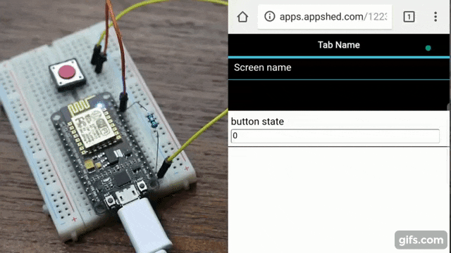 Iot Button That Controls Your App Arduino Project Hub