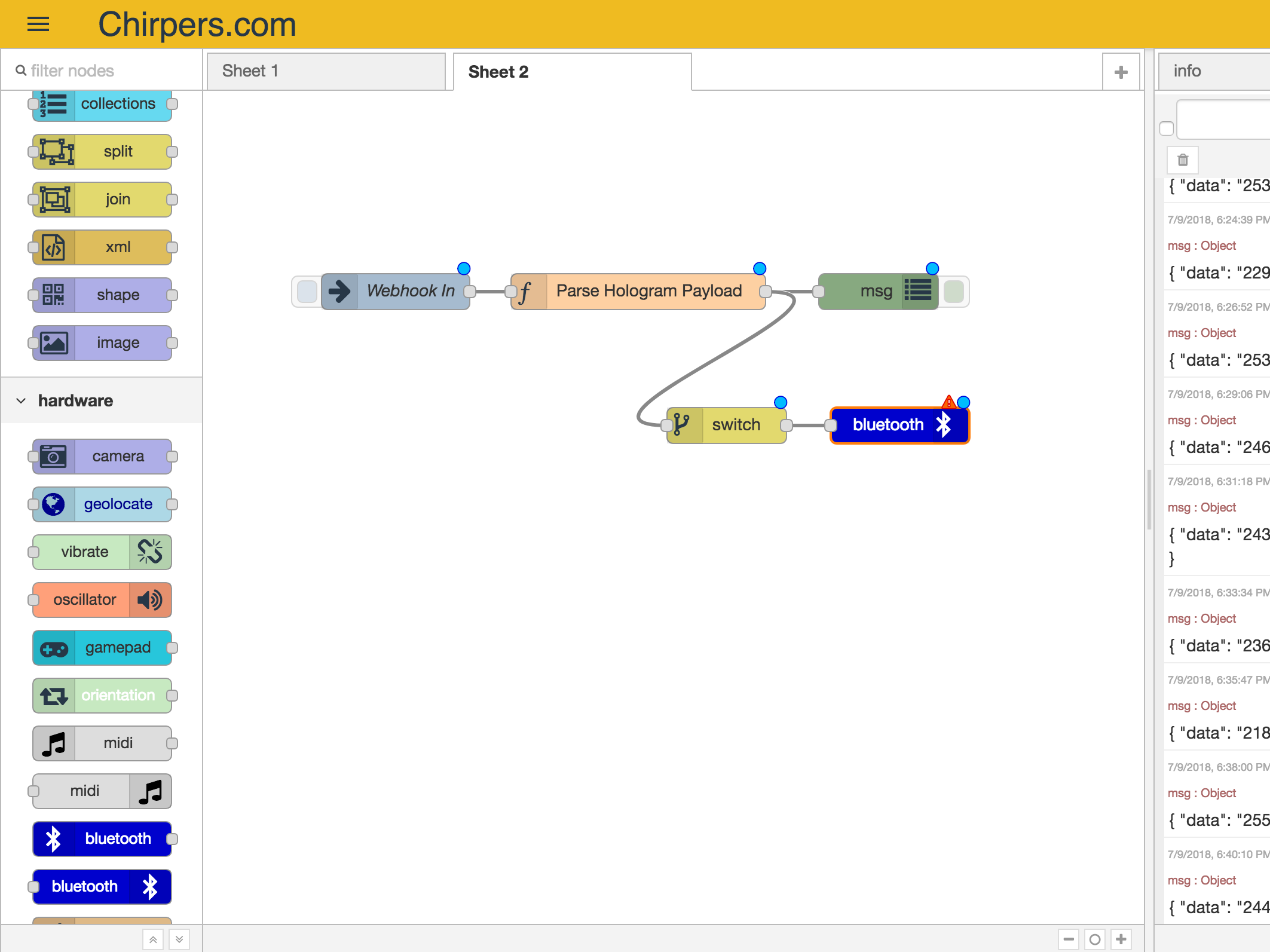 Using Chirpers with Hologram. io - Hackster.io