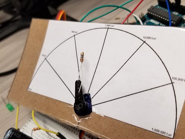 Servo Brightness Gauge - Arduino Project Hub