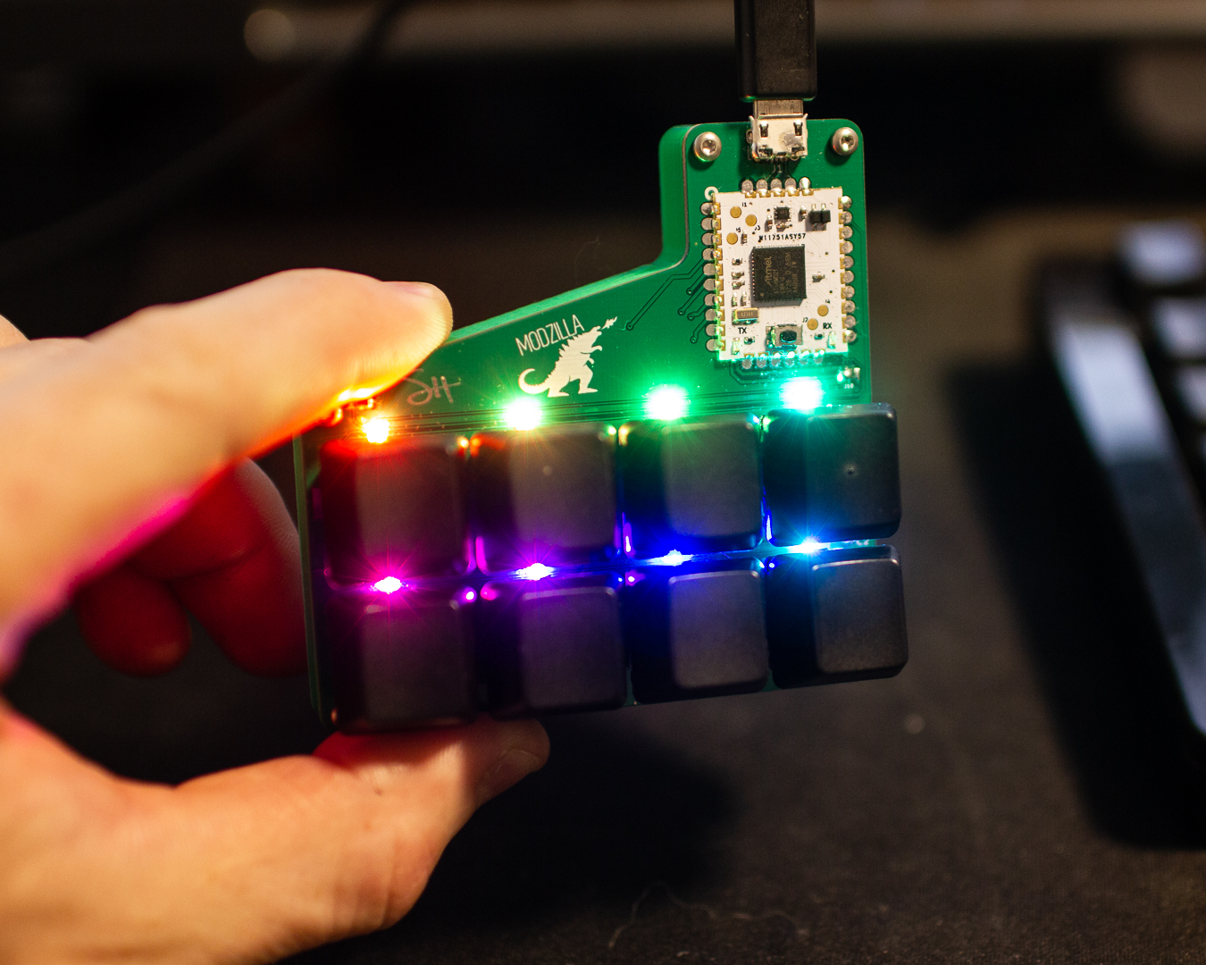 DIY RGB Cherry MX Macro Board - Hackster.io