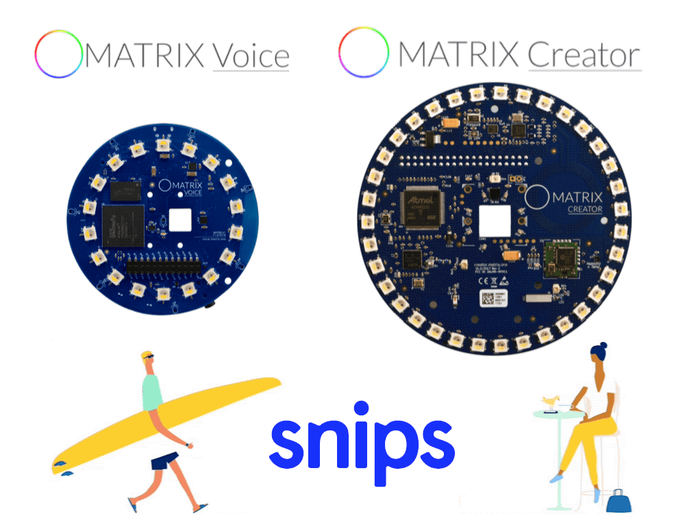 MATRIX Voice and MATRIX Creator Running Snips.ai - Hackster.io