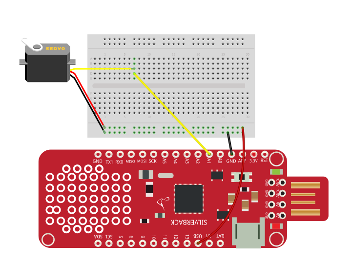 Servo Motor Control Using Surilli Basic M0 - Hackster.io