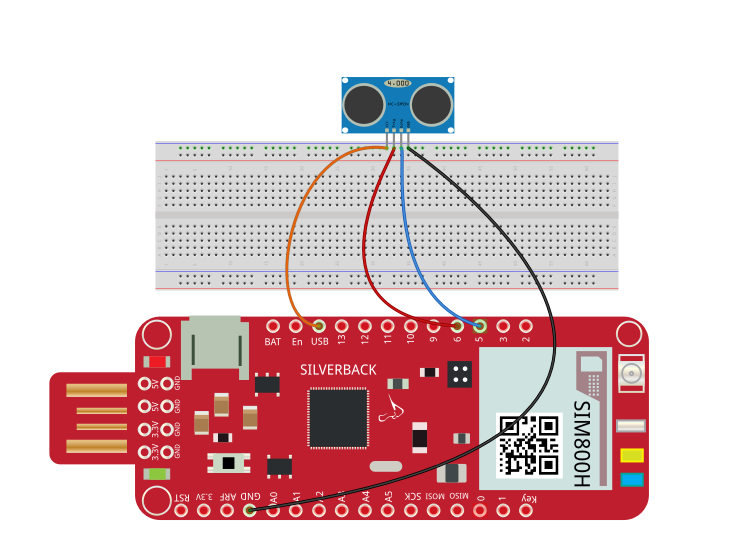 Calculate Distance Using Ultrasonic Sensor and Surilli GSM - Hackster.io