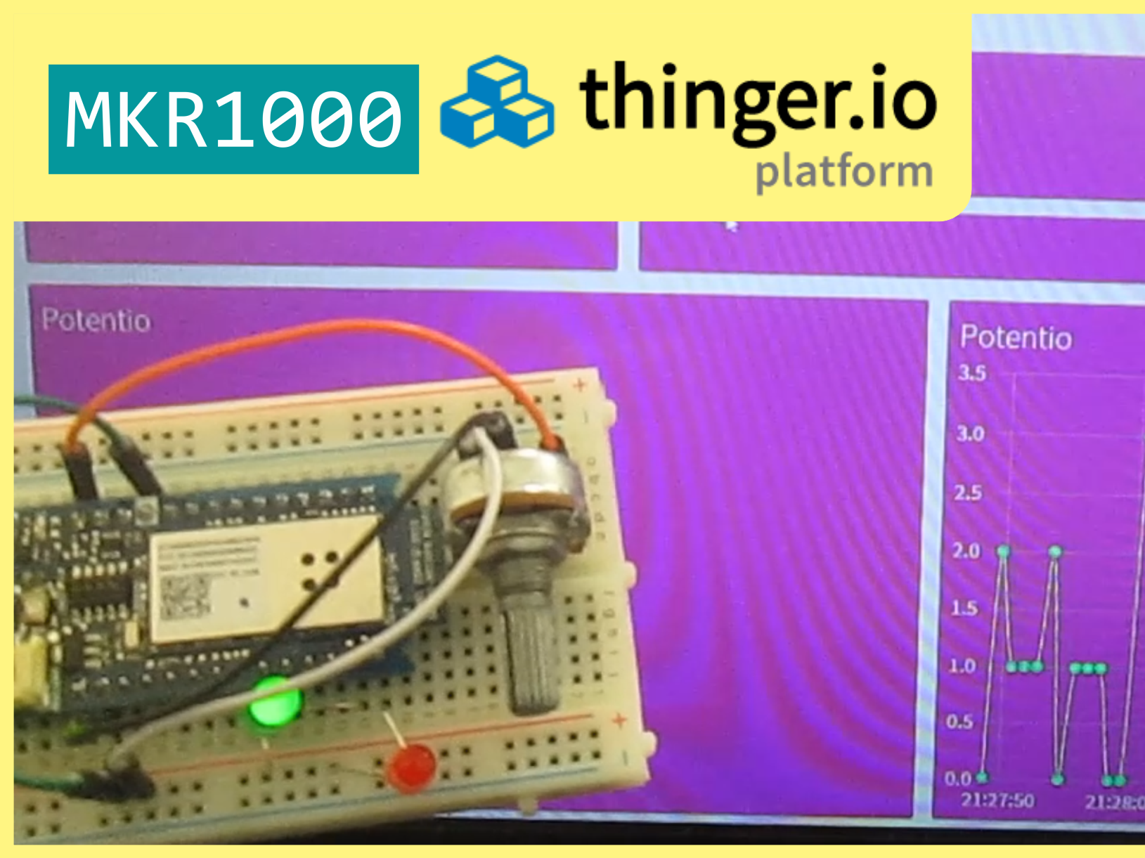 Arduino MKR1000 & Thinger - Hackster.io
