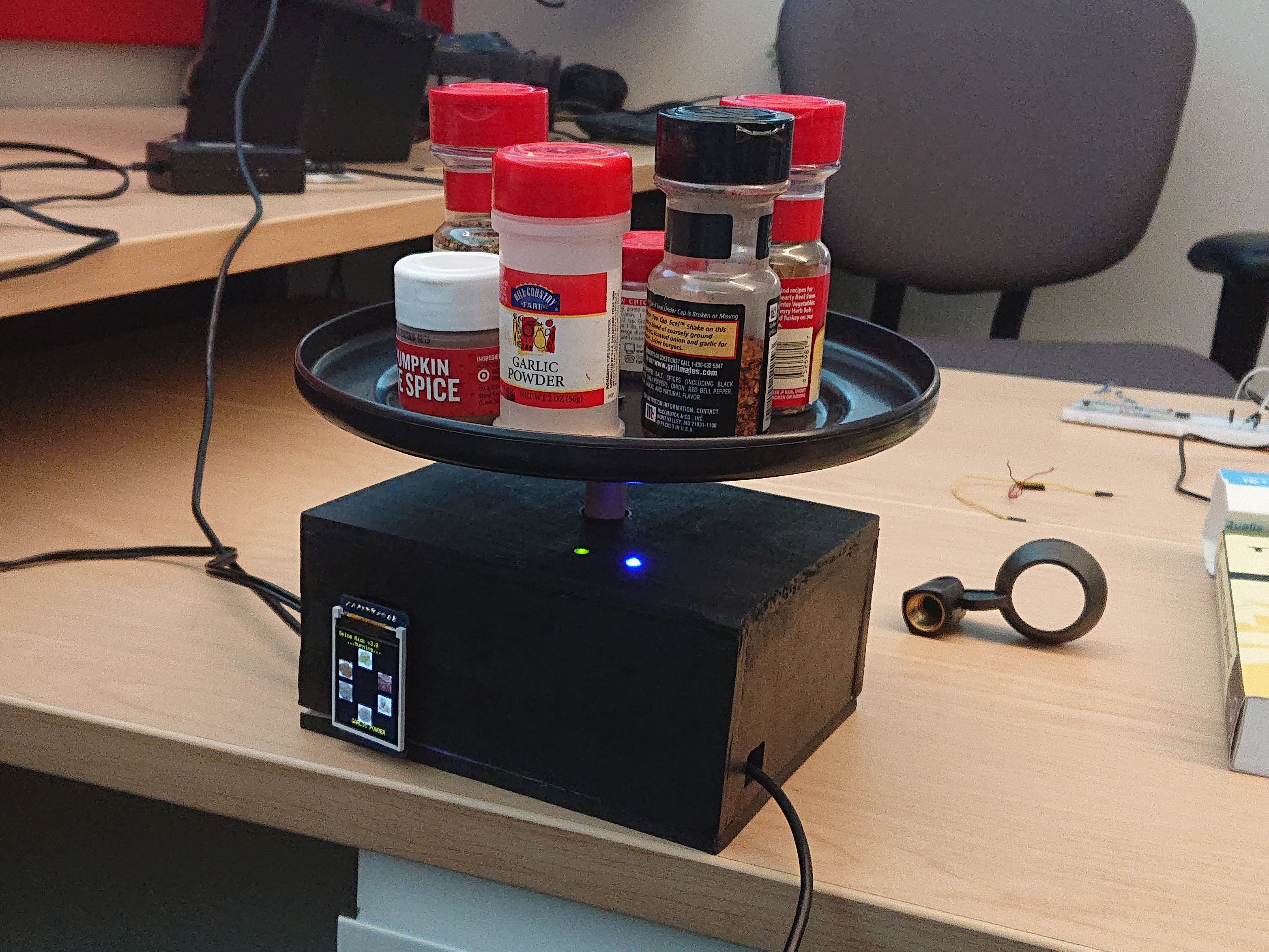 Voice Controlled Spice Rack - Hackster.io