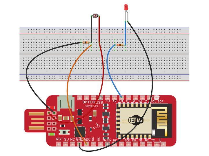 Traffic Light Switching Through LDR Using Surilli WiFi - Hackster.io