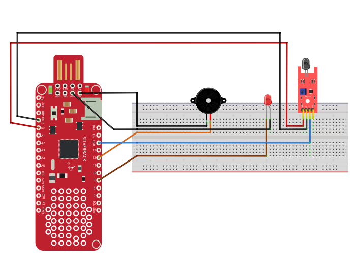 Fire Detection Using Flame Sensor and Surilli Basic M0 - Hackster.io