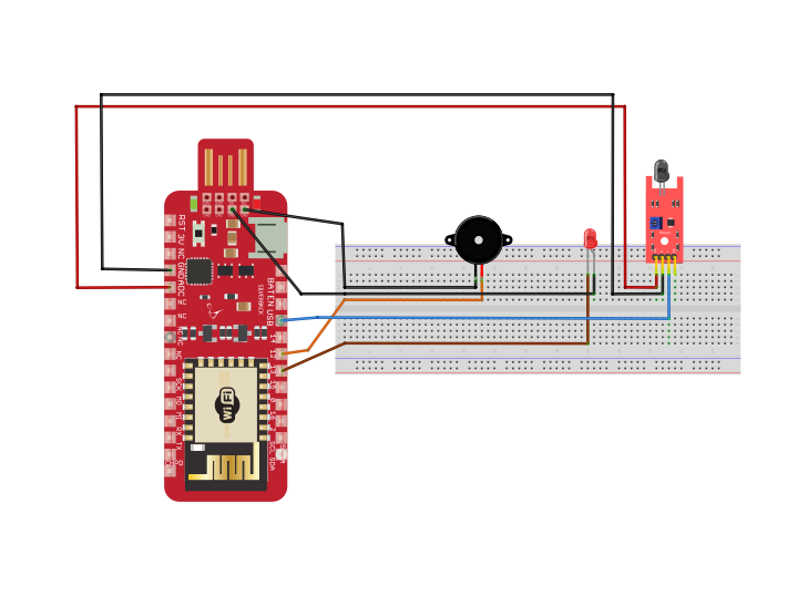 Fire Detection Using Flame Sensor and Surilli WiFi - Hackster.io