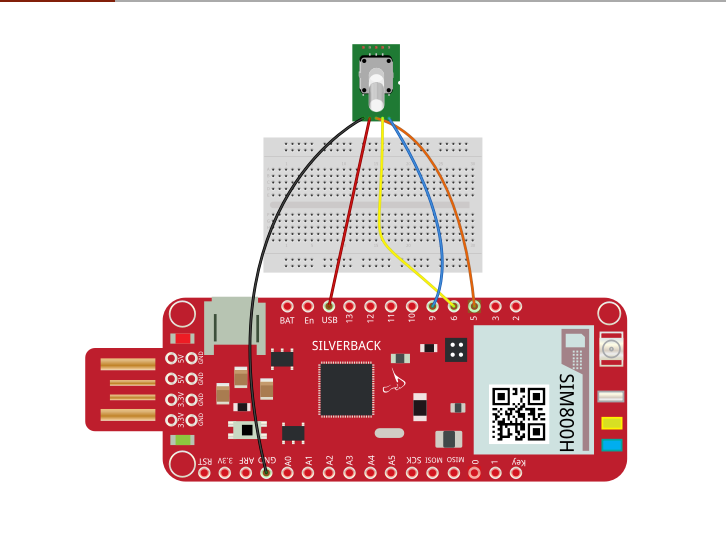 Interfacing Rotary Encoder with Surilli GSM - Hackster.io