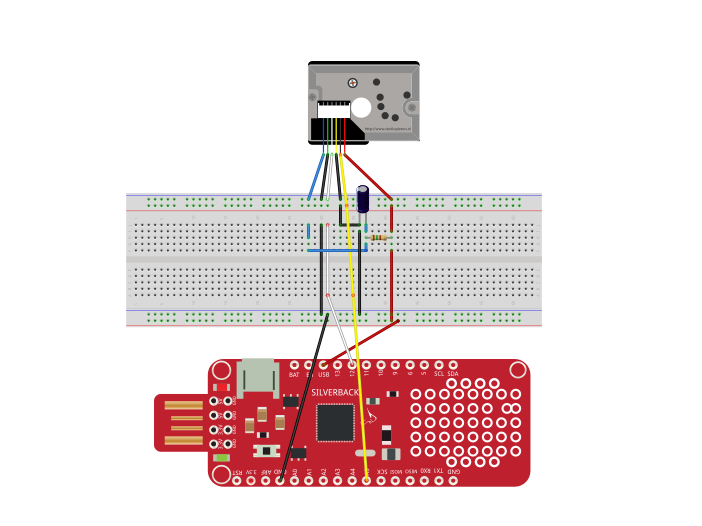 Interfacing an Optical Dust Sensor with Surilli Basic M0 - Hackster.io
