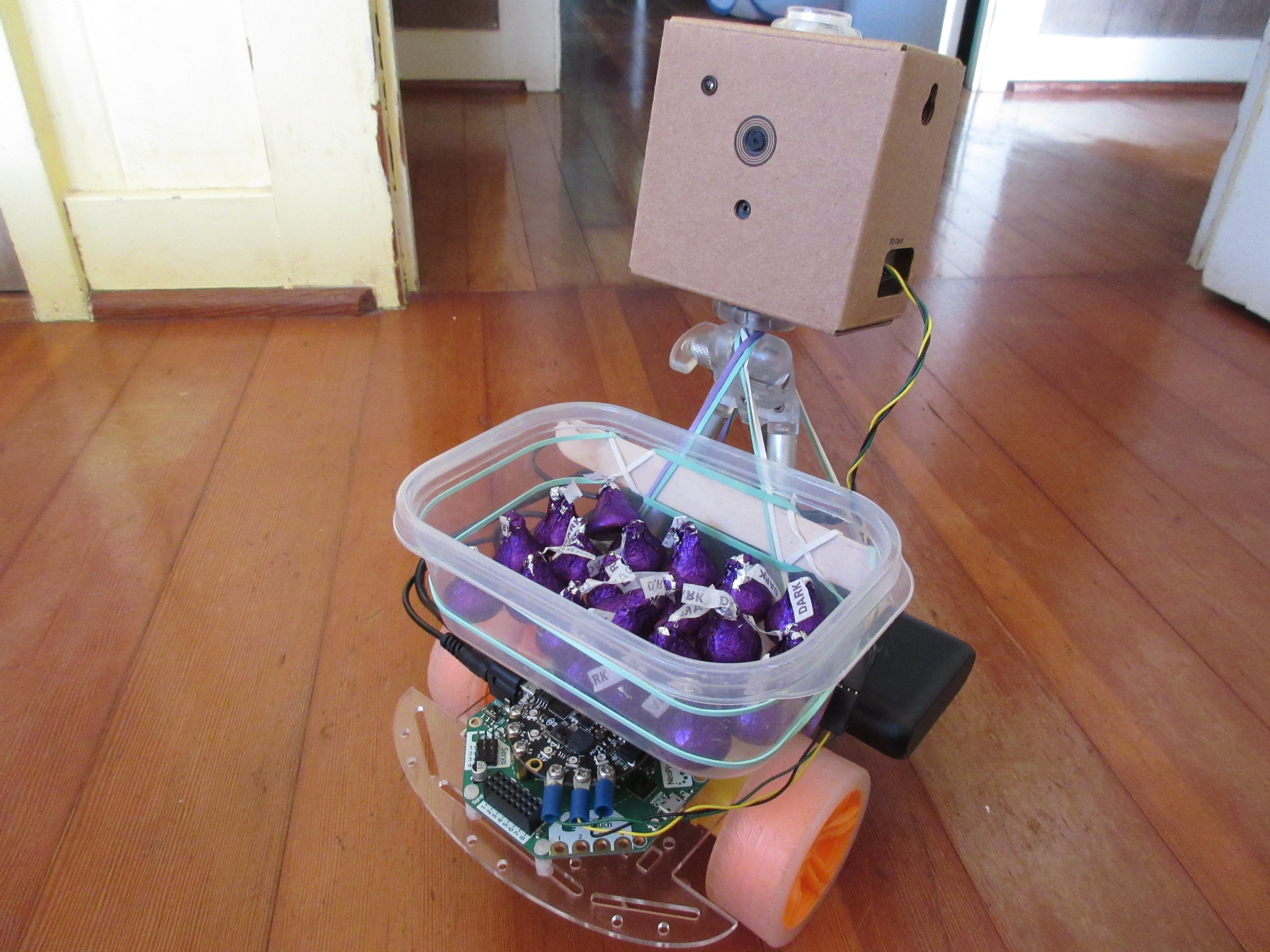 ChocoRobo - Autonomous Chocolate Delivery Robot - Hackster.io