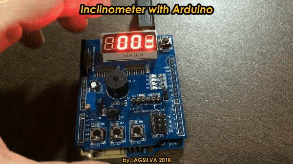 Simple Inclinometer with Arduino - Hackster.io