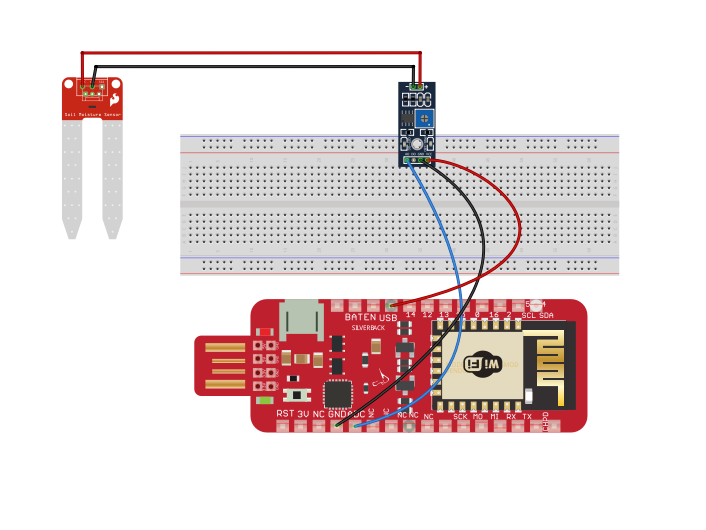 Interfacing Soil Moisture Sensor with Surilli WiFi - Hackster.io