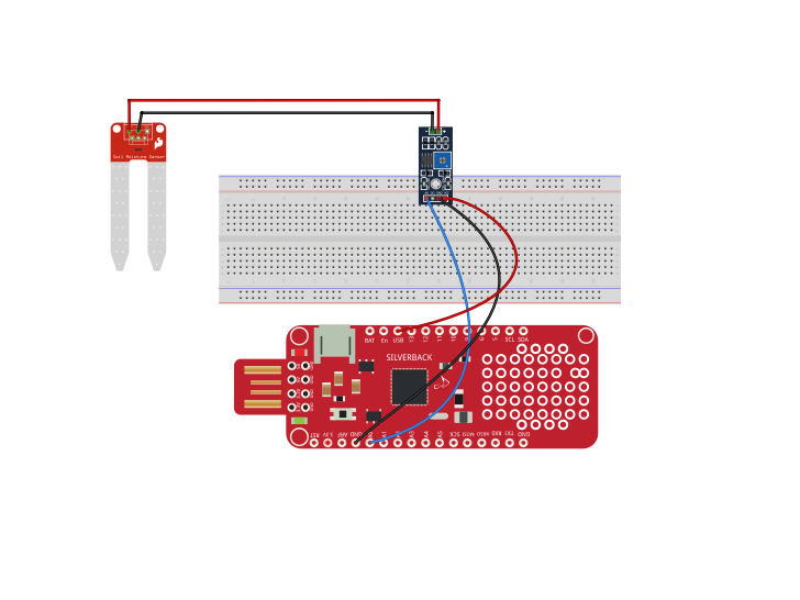 Interfacing Soil Moisture Sensor with Surilli Basic M0 - Hackster.io