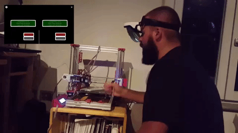 How to Connect 3D Printer to AR Glasses for Bed Level aid - Hackster.io