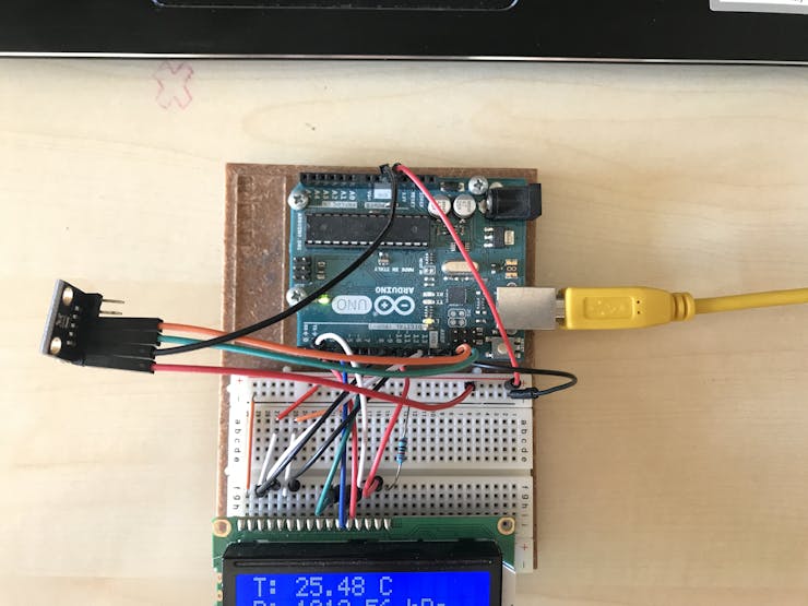 Arduino Weather Station v1.0 (BMP280) - Hackster.io