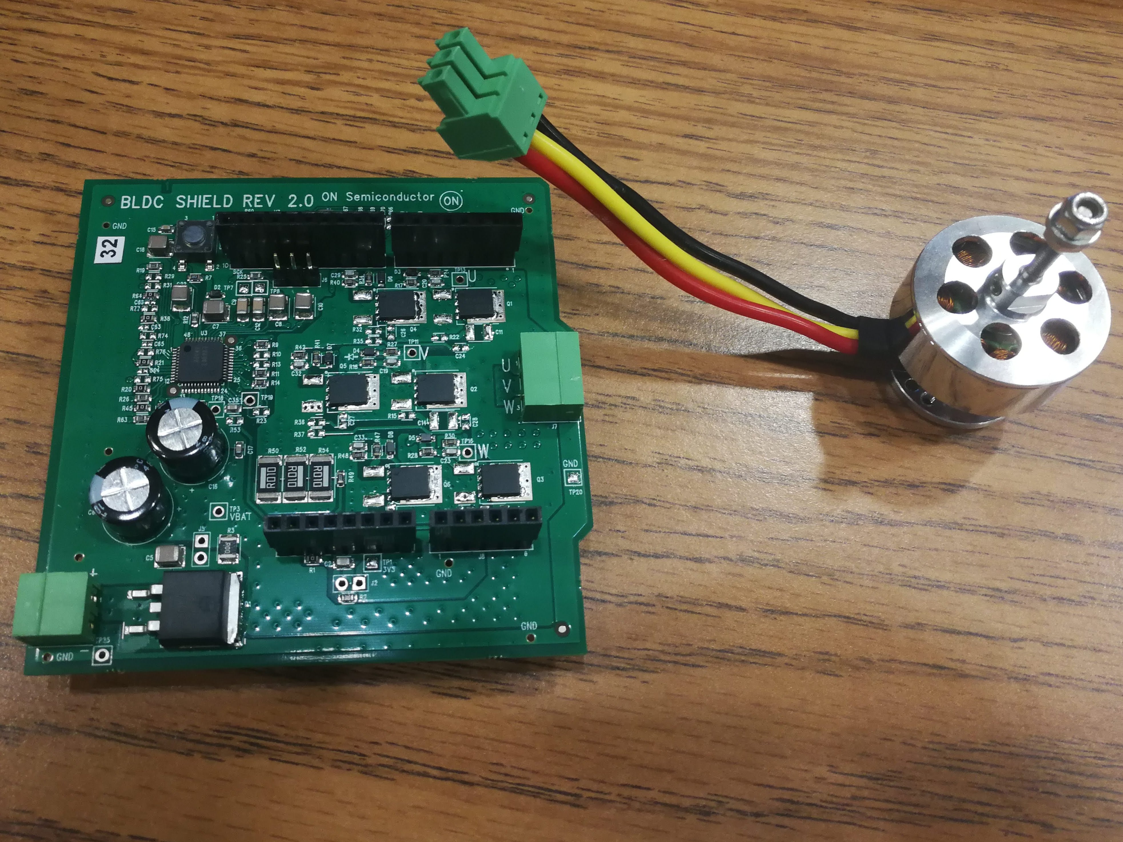 IoT Development Kit (IDK) Example: BLDC Motor Driver Shield - Hackster.io