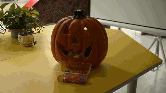 Scary Pumpkin Candy Machine for Halloween - Hackster.io