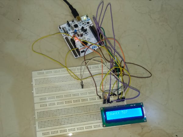 Rotary Encoder With Stm32 Nucleo Board 