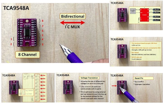 Tca9548a I2c Multiplexer Module With Arduino And Nodemcu Arduino