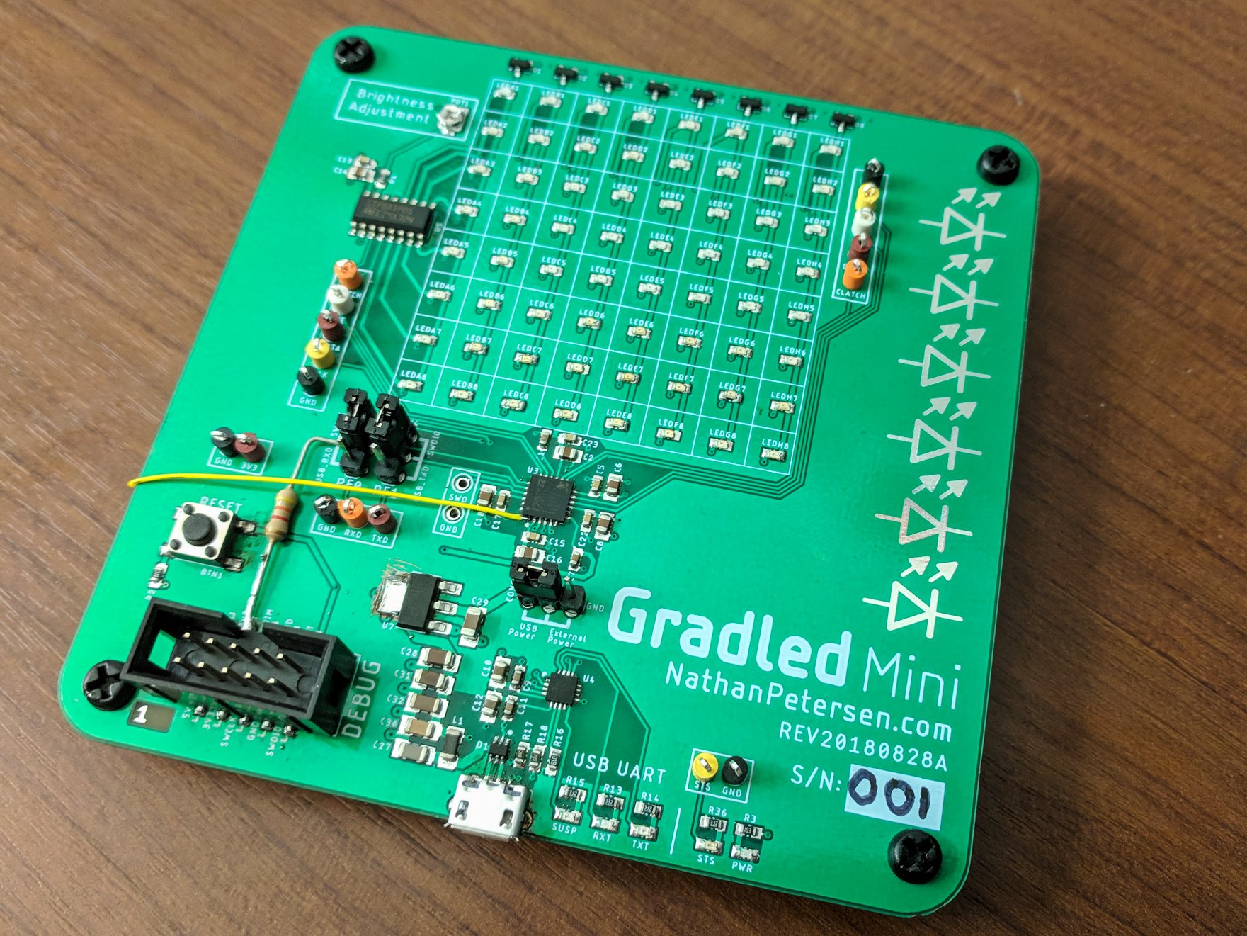 Gradled Mini: Modular Discrete LED Display - Hackster.io