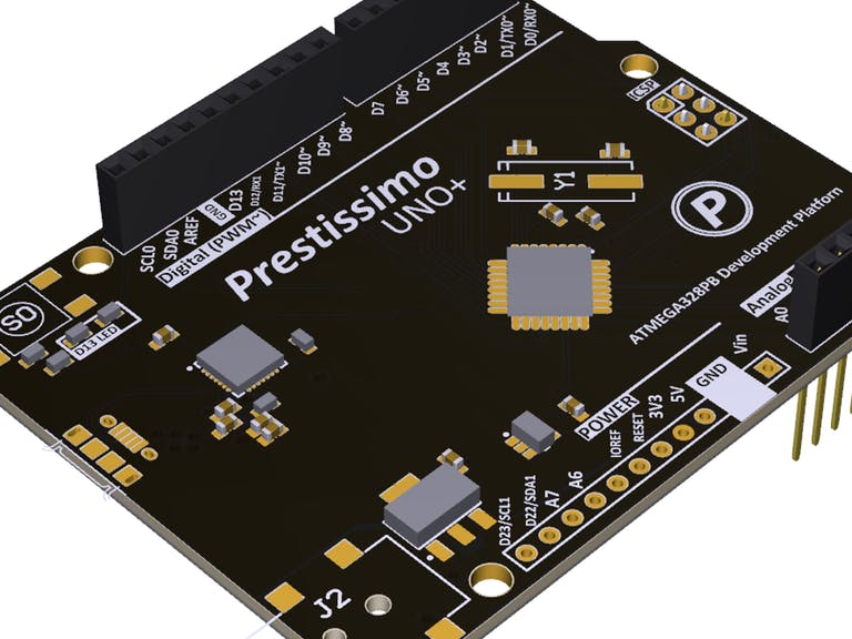 Prestissimo Uno Uno W More I2c Uart Spi Adc Io Pwm